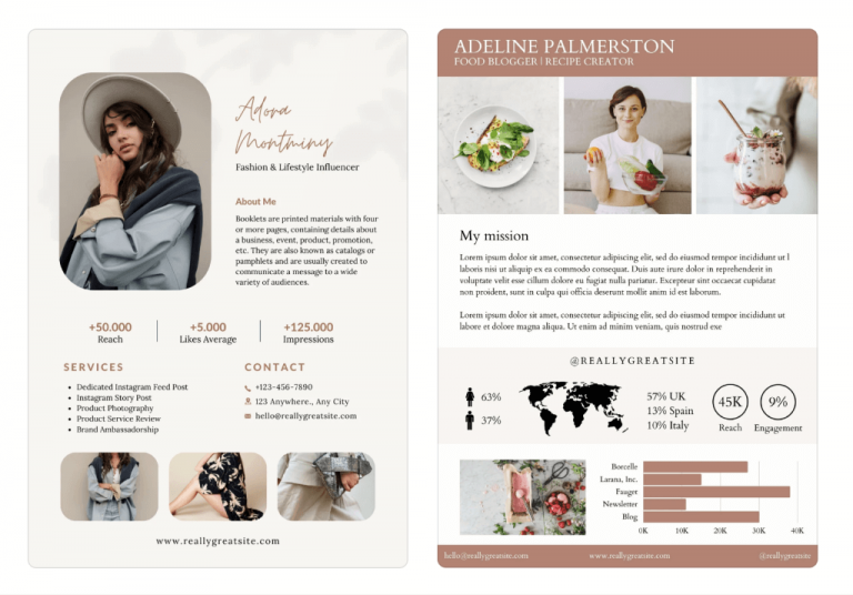 How to Create an Influencer Media Kit in 10 Steps (+Templates) - trendHERO